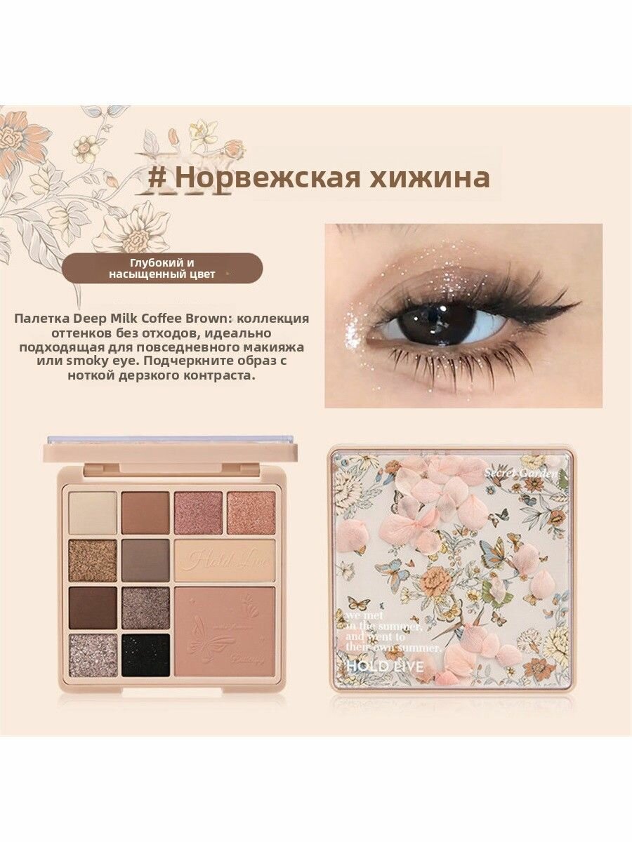 Палитра теней для век HOLD LIVE Paris Garden
