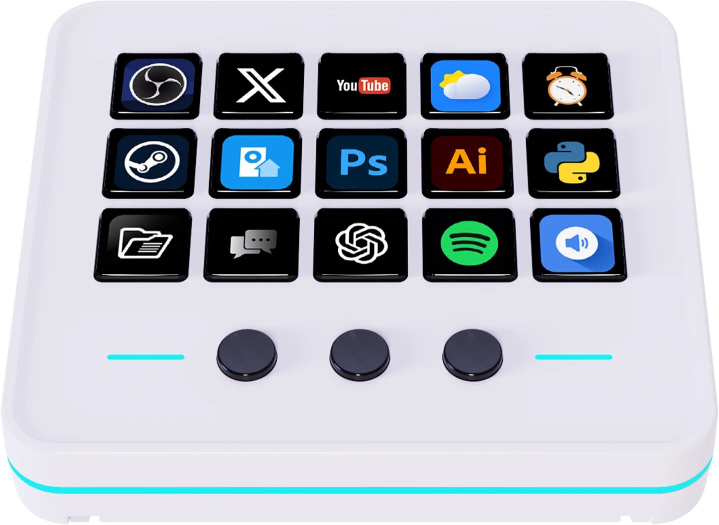 MiraBox M18 Stream Deck Голубой, M18-W — фото 1