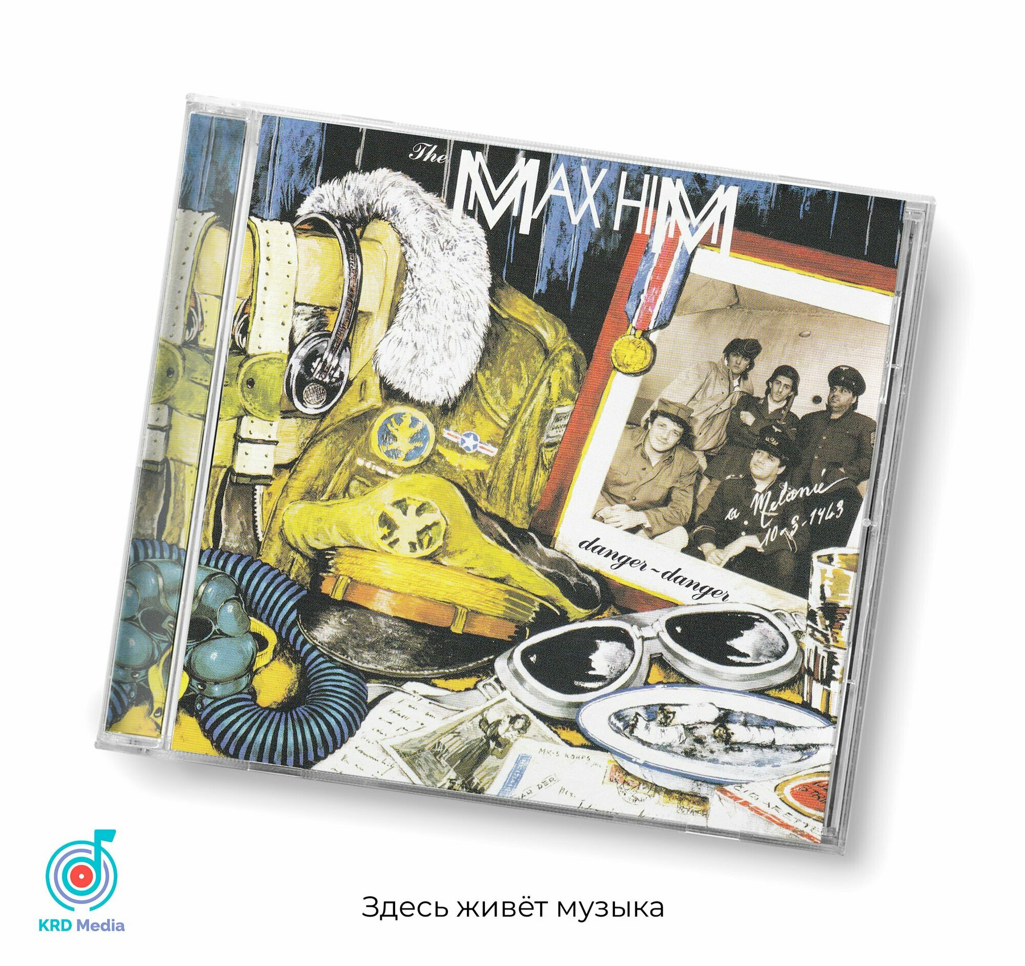 Max Him - Danger-Danger, 1986, 4-page, CD-Аудио