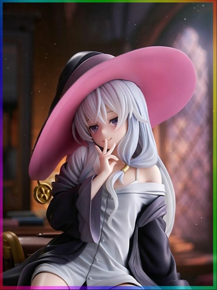 Фигурка из аниме Wandering Witch: The Journey of Elaina/Elaina, настольная декорация, коллекционная статуэтка, креативный подаро