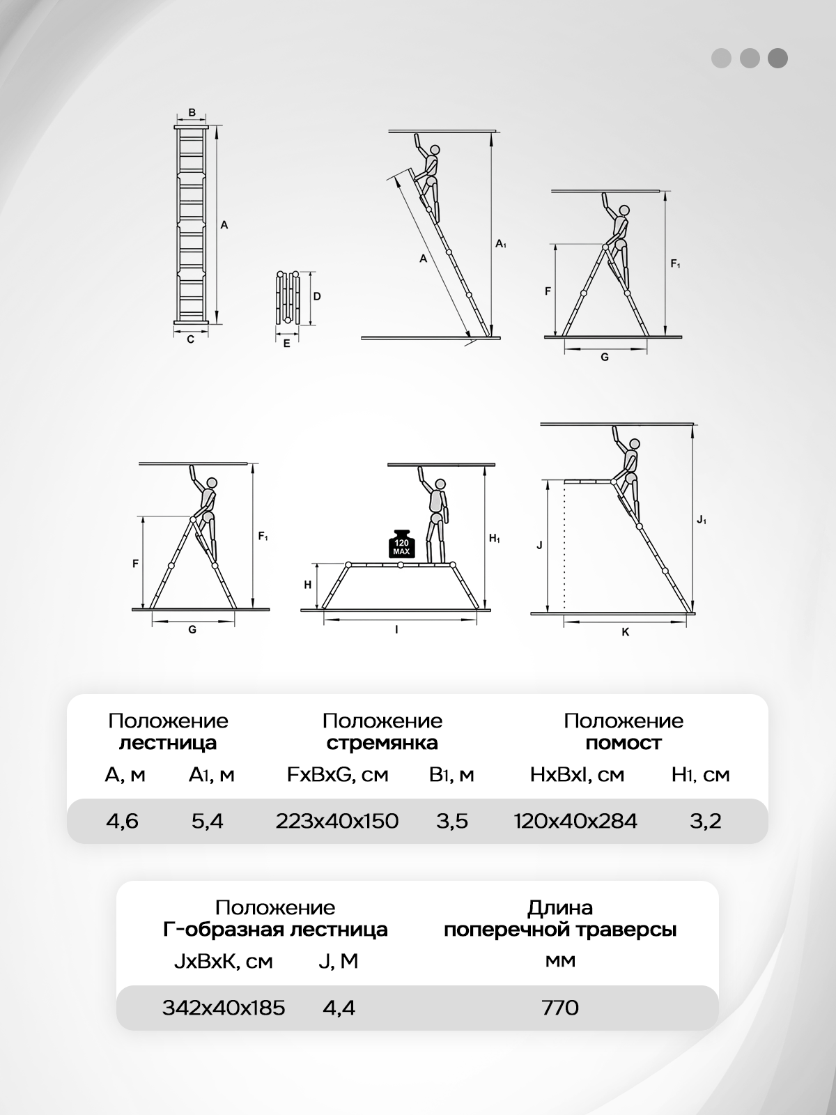 LadderBel  Лестница-трансформер 4Х3 LT433 — фото 1