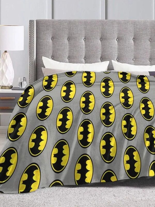 MXEB Плед с фотопринтом Batman Пледы Бэтмен , Фланель, 100 см х 75 см