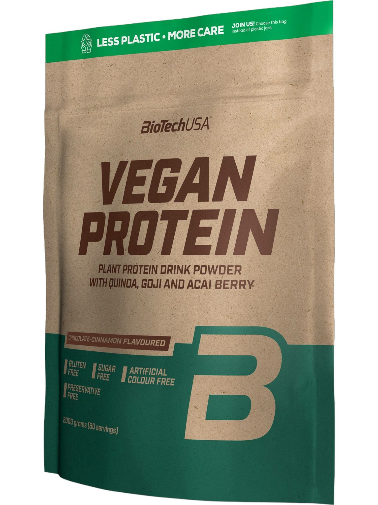 Протеин для веганов BioTechUSA Vegan Protein 2000 г, Шоколад-корица