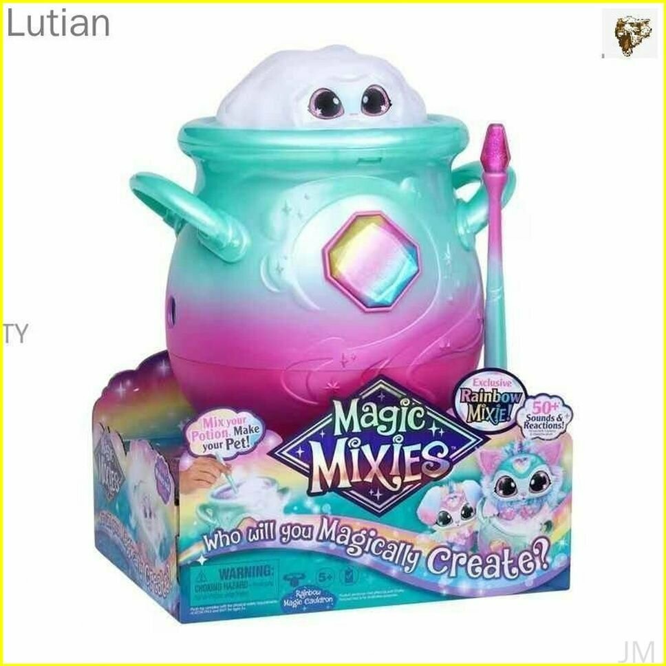 Эксклюзивный плюшевый котёл 20 см Magic Mixies с магическим запотеванием, комплектуется без дополнительных элементов