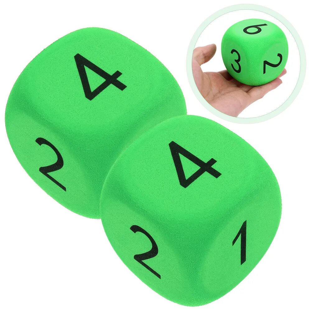 Крупные Кубики Из EVA Пены Для Детских Игр И Обучения 2шт