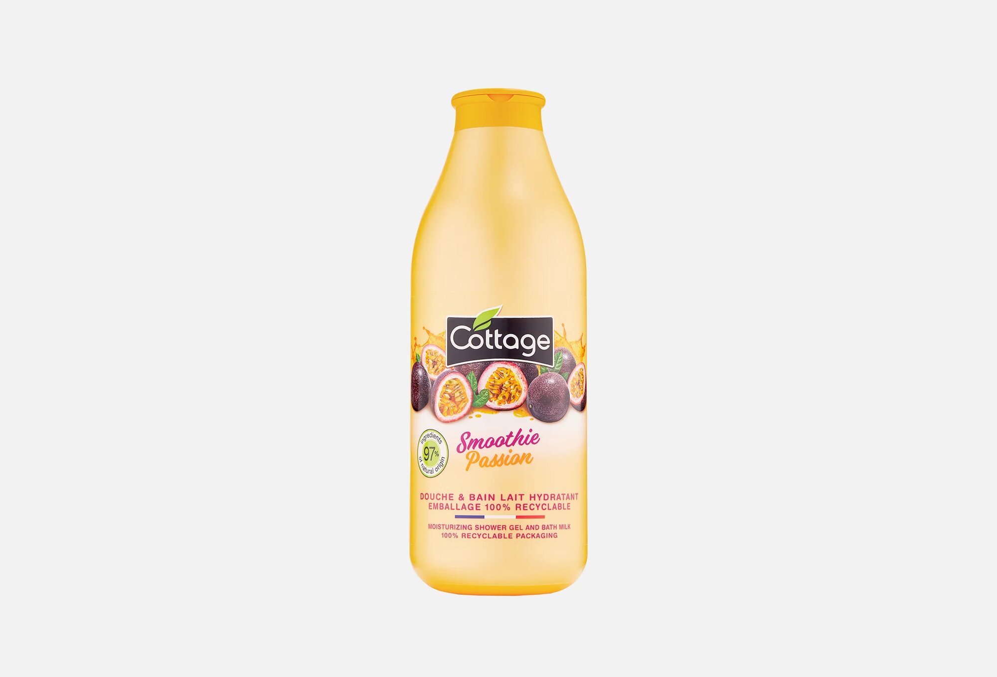 Cottage SMOOTHIE PASSION Увлажняющий гель для душа и пена для ванны 2 в 1 750мл