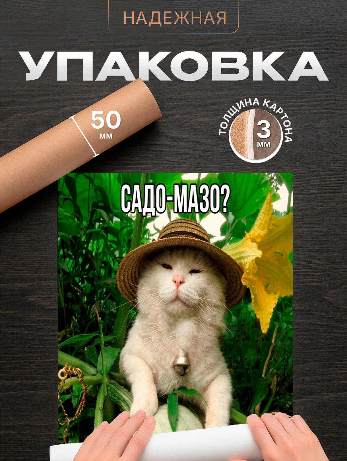 Плакат-мем "Садо-водство" — фото 1
