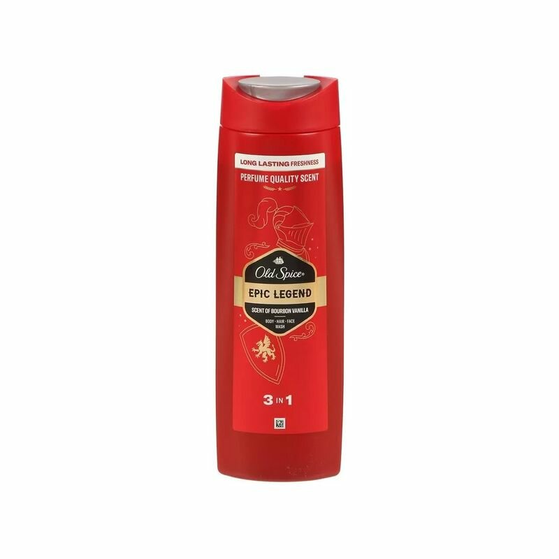 Old Spice Гель для душа и шампунь 3 в 1, Epic Legend, 400 мл