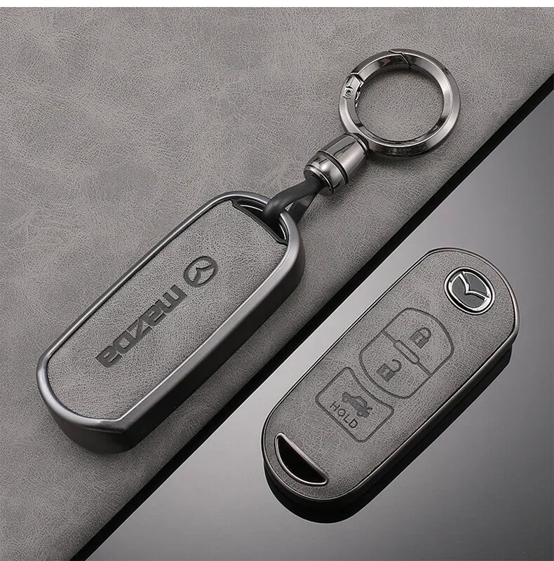 Чехол для ключа Mazda B-grey keychain