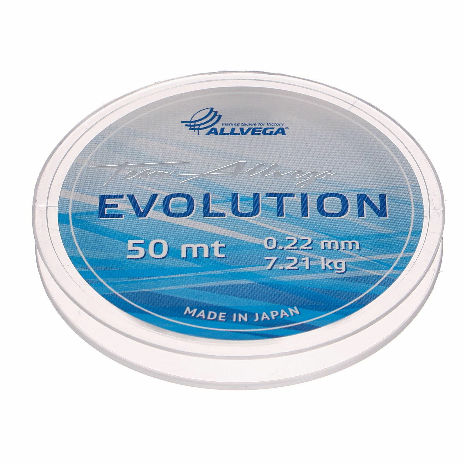 Леска монофильная Evolution, диаметр 0.22 мм, тест 7.21 кг, 50 м, прозрачная
