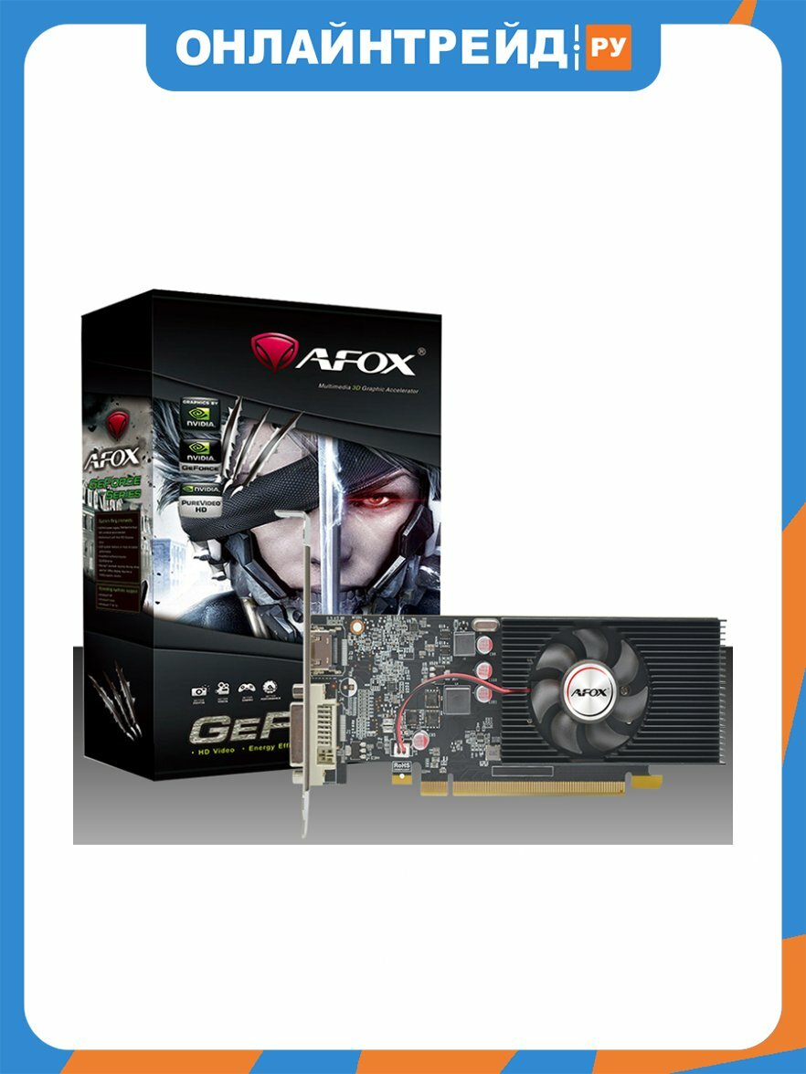 Видеокарта Afox GeForce GT 1030 2G LP, AF1030-2048D5L7