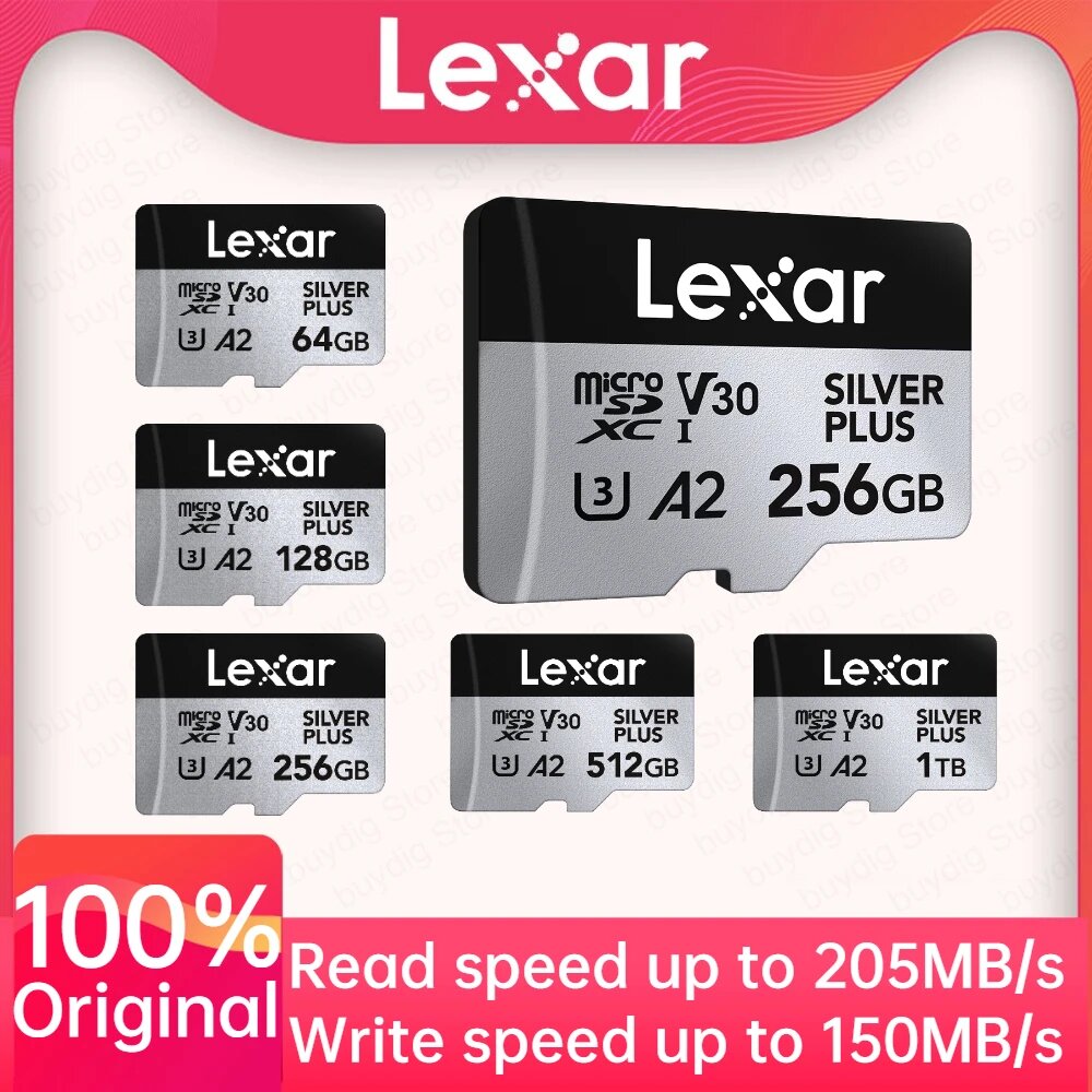 Lexar SILVER PLUS 128GB microSDXC A2 V30 U3 — фото 1