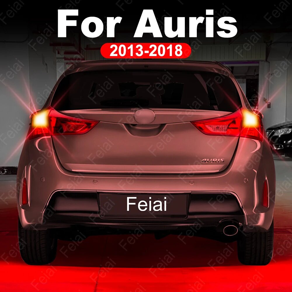 Светодиодная стробоскопическая лампа стоп-сигнала для Toyota Auris E180, аксессуары для Auris, сверхъяркий светодиодный стоп-сигнал, 2013-2018 гг.