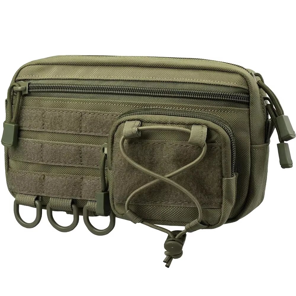 Тактическая сумка-подсумок Molle из нейлона Зеленый, green