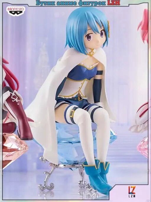 Аниме фигурка BANDAI Banpresto Мики Саяка(Miki Sayaka) из Puella Magi Madoka Magica: Rebellion 20cm (LZH)