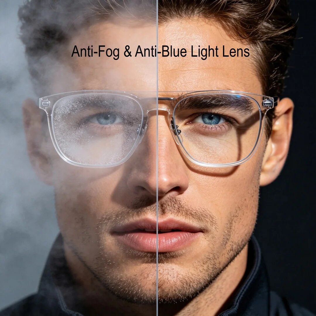 Очки с линзами Anti-Fog & Blue Light 1.67 -6.50~-8.50