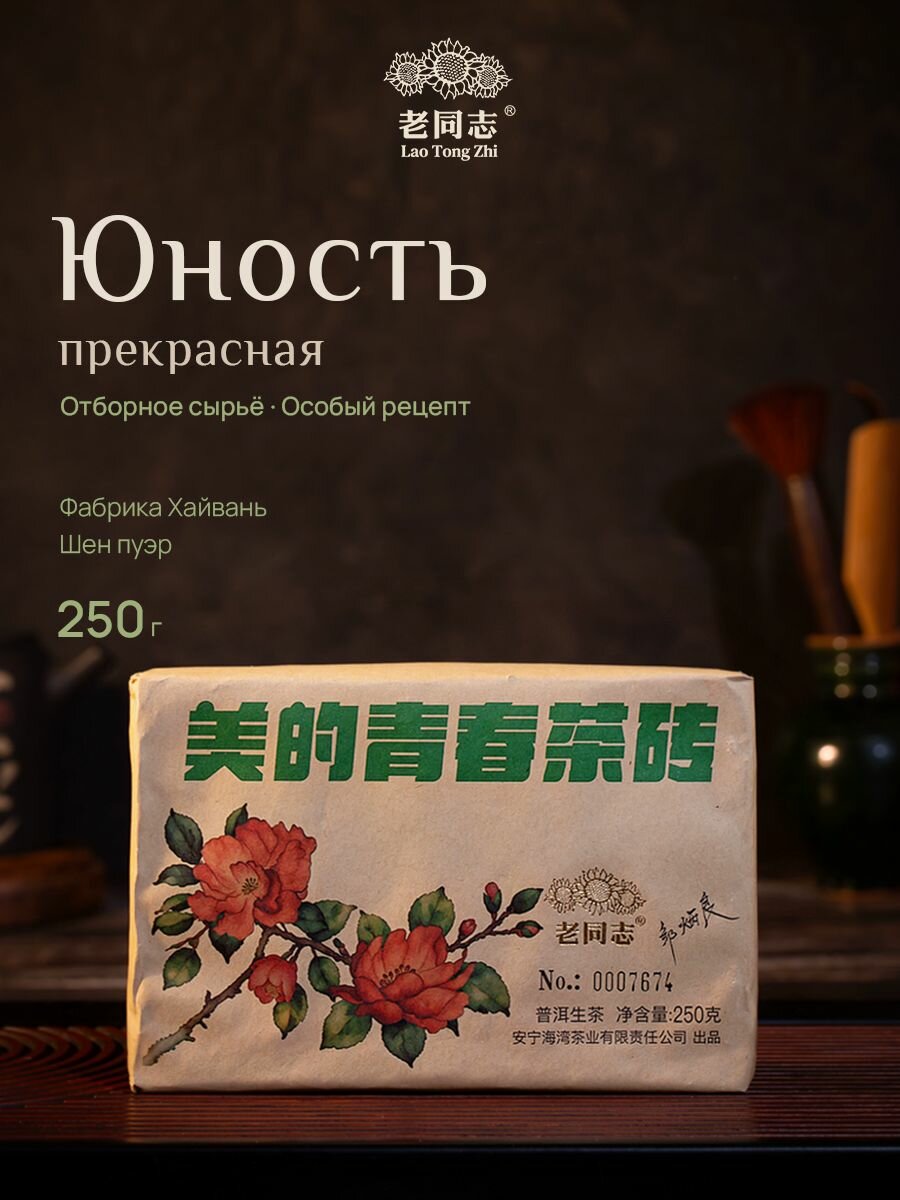 Шен пуэр Юность прекрасная Хайвань 250г
