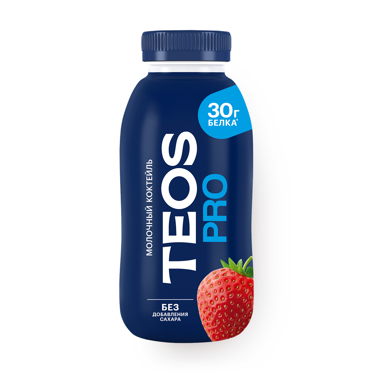 Коктейль молочный Teos Pro, со вкусом клубники, 330 граммов, 1 упаковка
