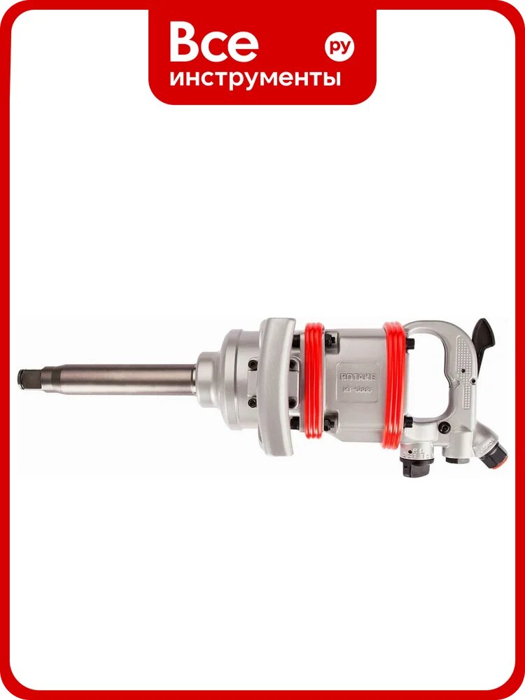 Пневматический ударный гайковерт Rotake 1" RT-5665, Pin-Less Hammer, патрон с фрикционным кольцом, регулировка момента
