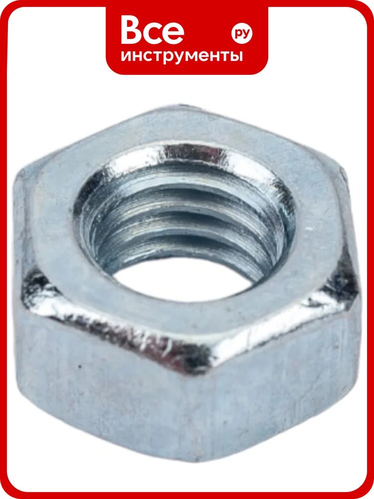 Гайка ЗУБР ГОСТ 5927-70, M8, 10 шт, кл. пр. 6, оцинкованная, 303556-08