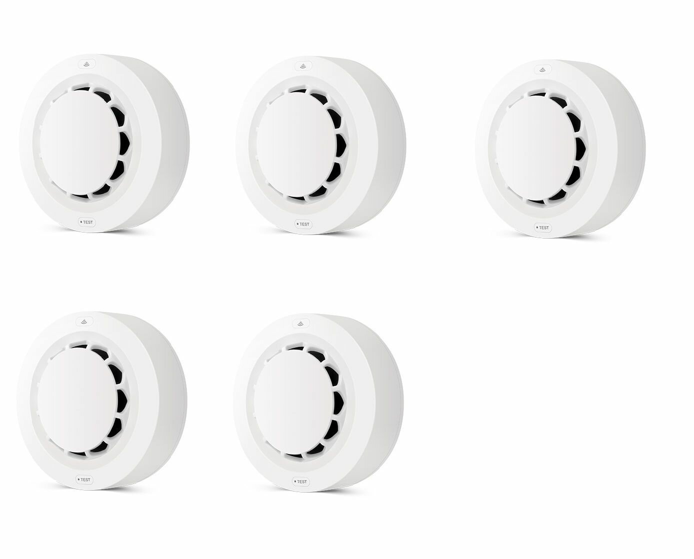 WiFi-детектор дыма ИП 212-189-228ТС Smart Life/Tuya Smart 5 штук