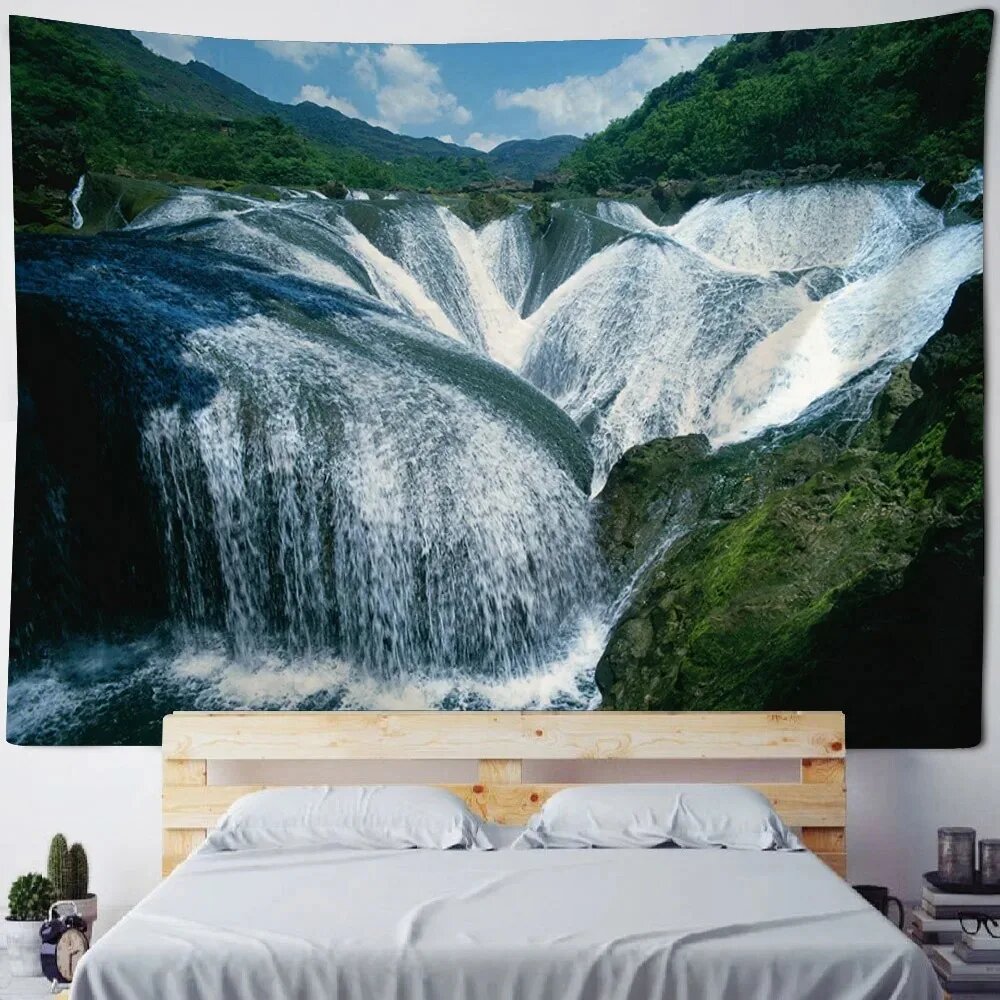 Настенный гобелен богемный пейзаж 200x150cm, 6