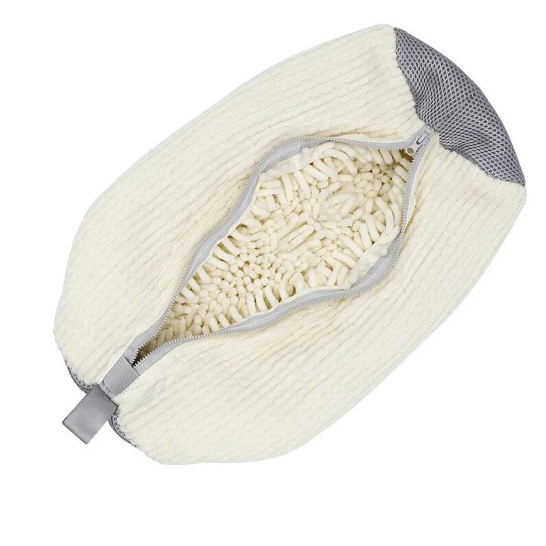 Сумка для стирки обуви из микрофибры Белый, White