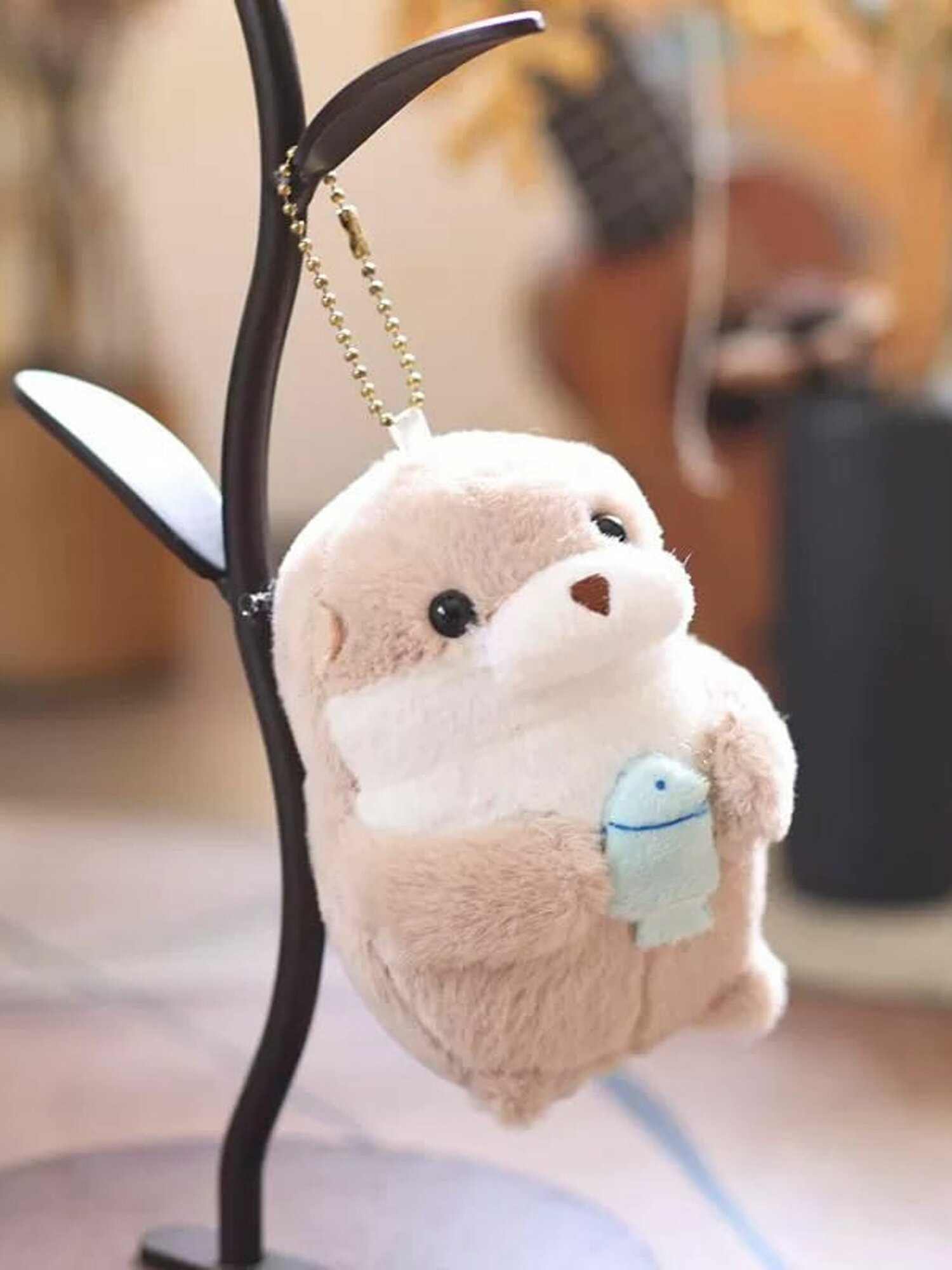 Брелок Plush Story, коричневый — фото 1