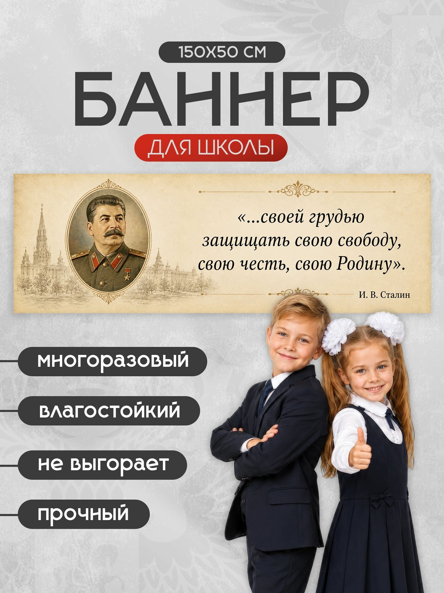 Плакат для школы баннер правители России