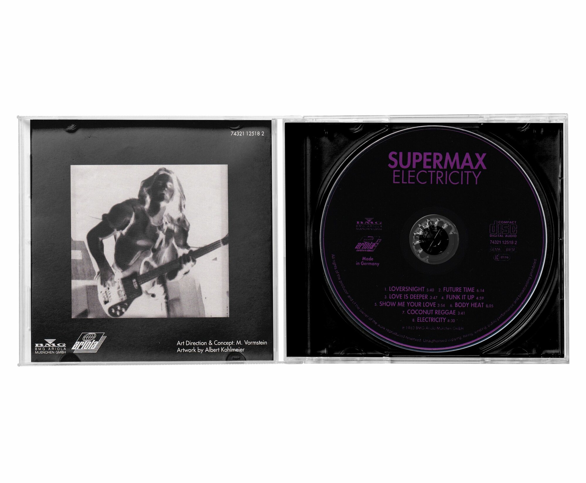 Supermax - Electricity, 1992, 8-page, CD-Аудио — фото 1