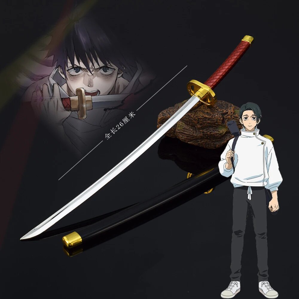 Металлический меч Фусигуро Тоджи 20 см Okkotsu Yuta