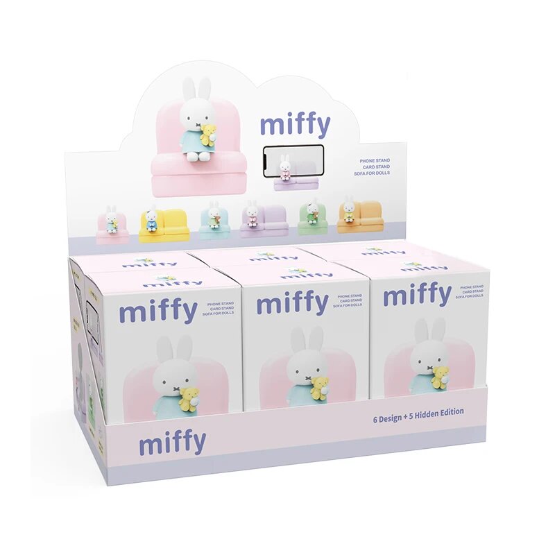 Фигурка подставка Miffy 2-в-1 6PCS Set