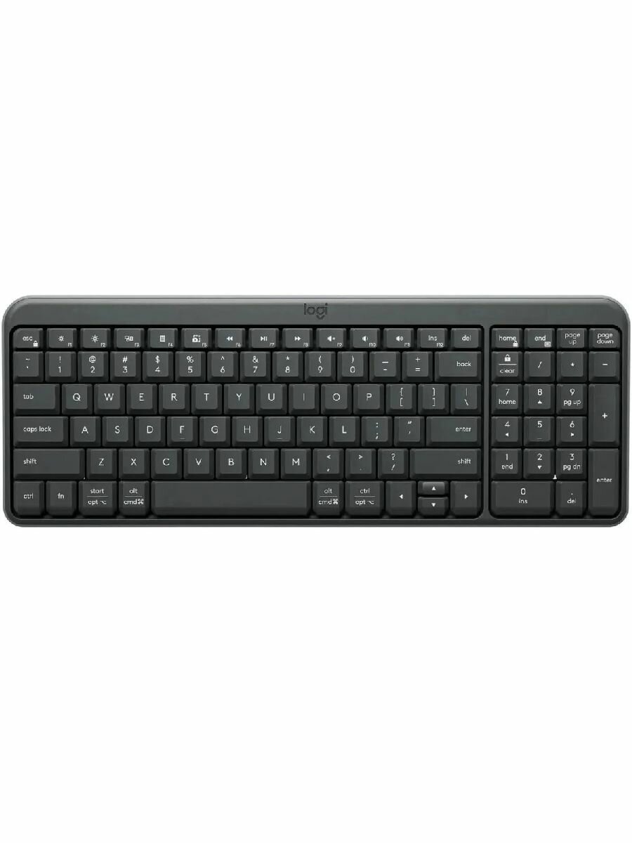 Клавиатура беспровоная Logitech K250 графитовый, 920-013452