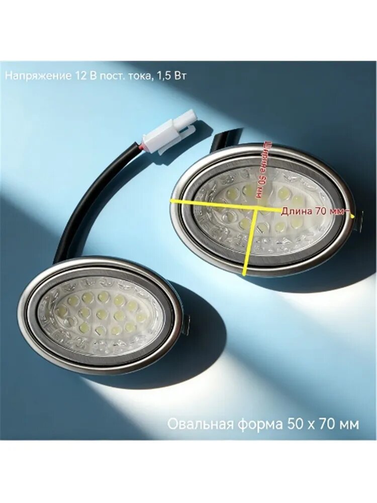 Подходит для вытяжек: светодиодные лампы 12 В, овальные лампочки 50 70, универсальные запчасти для брендов De'Longhi, Fotile, Midea и Haier
