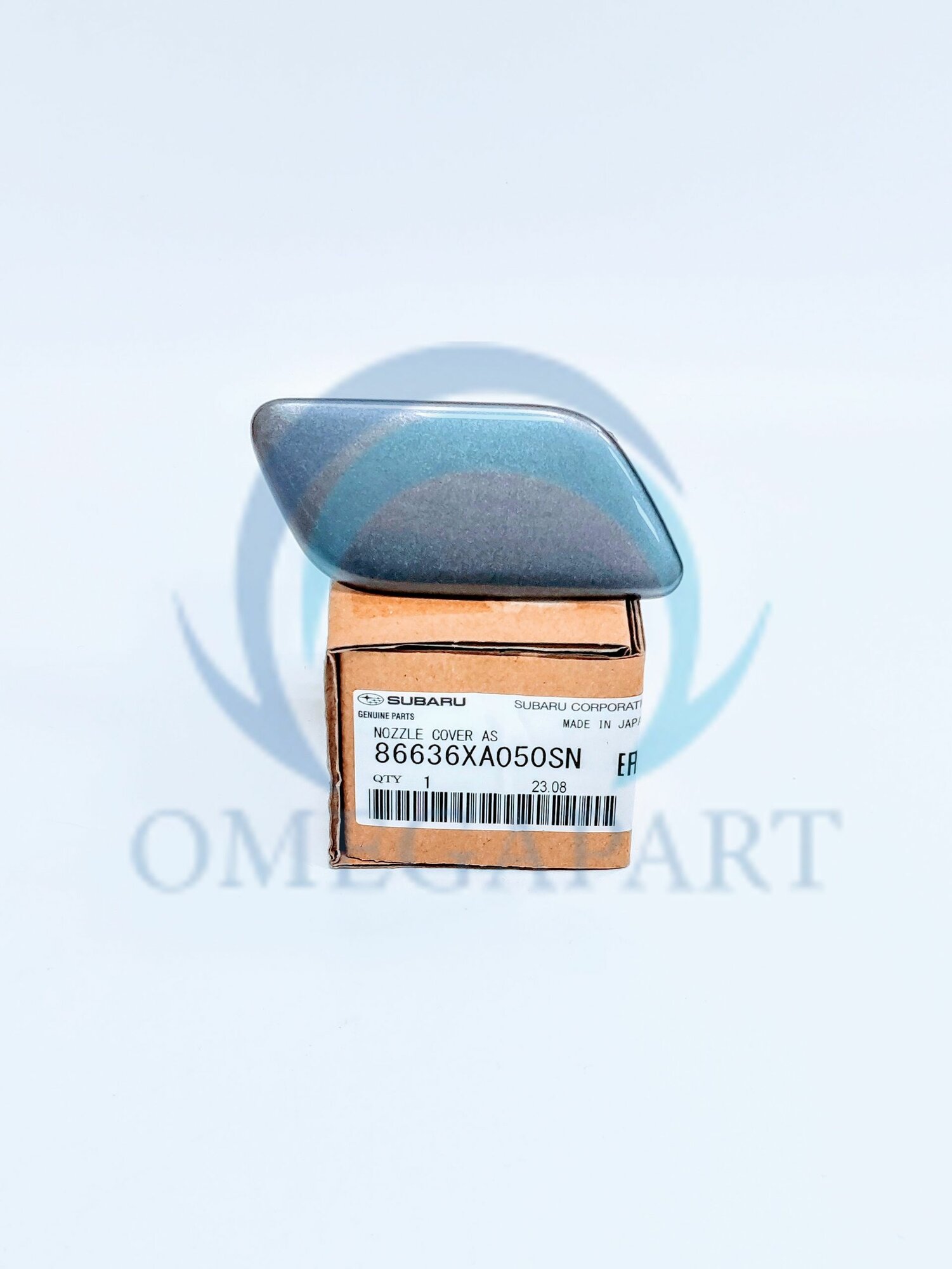 Крышка фopcyнки oмывaтeля правой фapы (заглушка бампера), Subaru 86636XA050SN