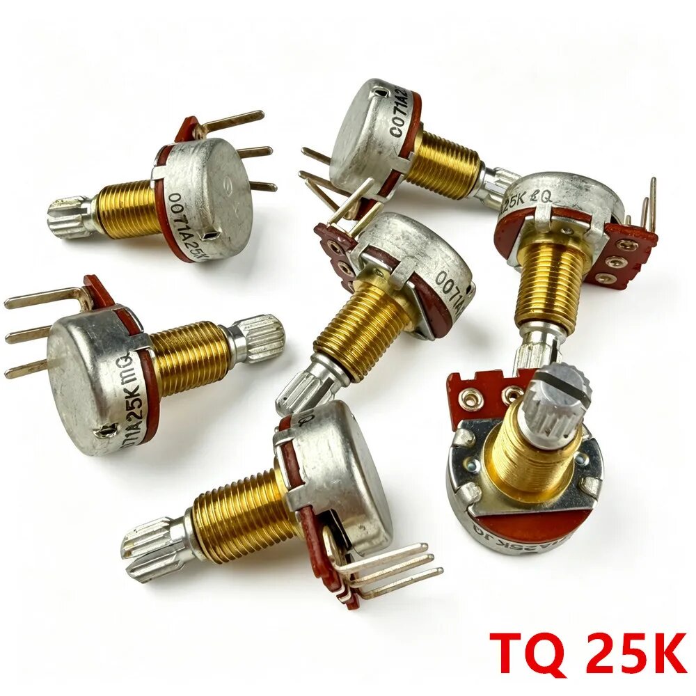 Потенциометр гитарный Kaynes TQ25K, 1 PS