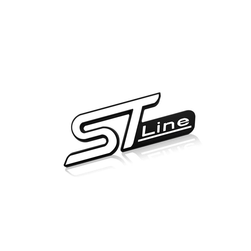 Эмблема решетки ST LINE для FOCUS 2 3 MK7 MK8 MK5 MK6 Mondeo Fiesta Kuga MK3 Fusion STLINE STICKER