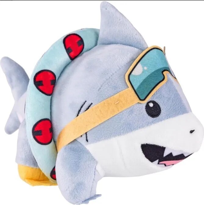 Мягкая игрушка Jeff the Land Shark, 8-дюймовая плюшевая акула, персонаж игры