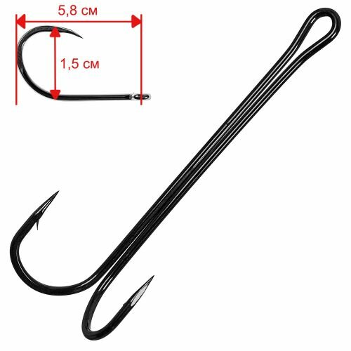 Крючки Top Power Double Hooks EX-Long №3/0 (10 шт.)