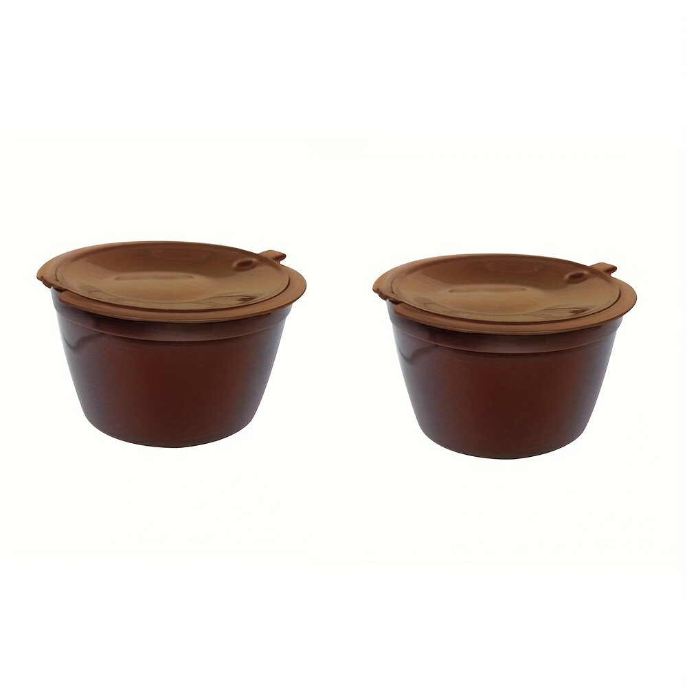 Многоразовый держатель для кофейных капсул Nescafe Gusto, 2 шт, перезаряжаемый фильтр-картридж, совместимый с капсулами Gusto и Nescafe