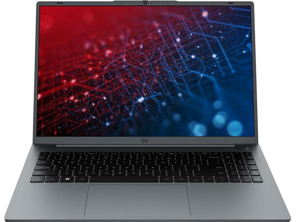 Ноутбук IRU Tactio 16ALB Core i5 1235U 16Gb SSD512Gb Intel UHD Graphics 16" IPS FHD (1920x1080) Windows 11 Pro grey
