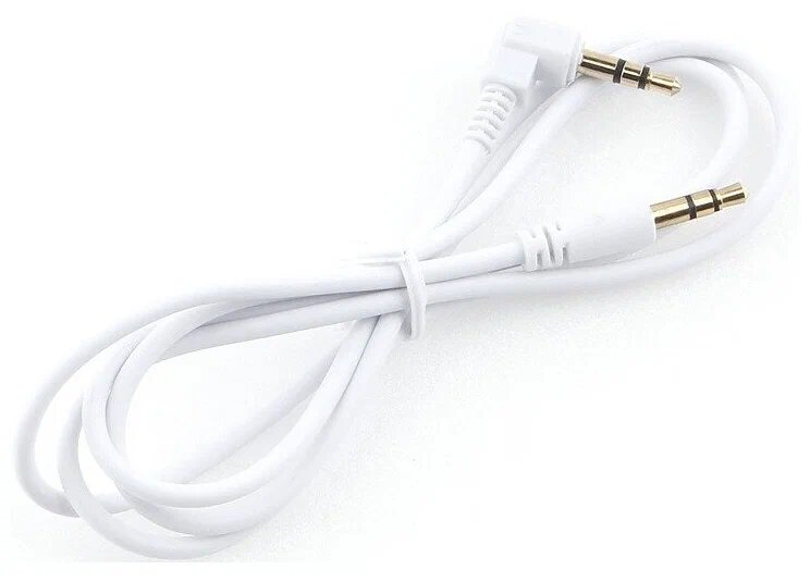 Кабель Audio MiniJack(m) - MiniJack(m) 1м Cablexpert 90° белый