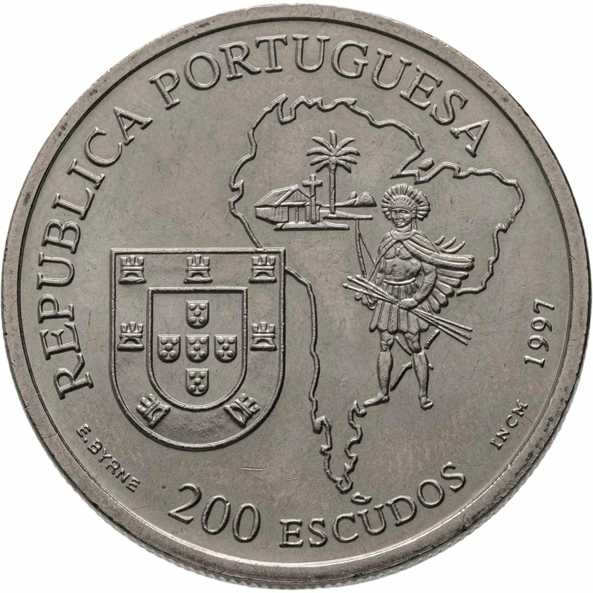 Португалия 200 эскудо (escudos) 1997 "400 лет со дня смерти Жозе ди Аншиета"
