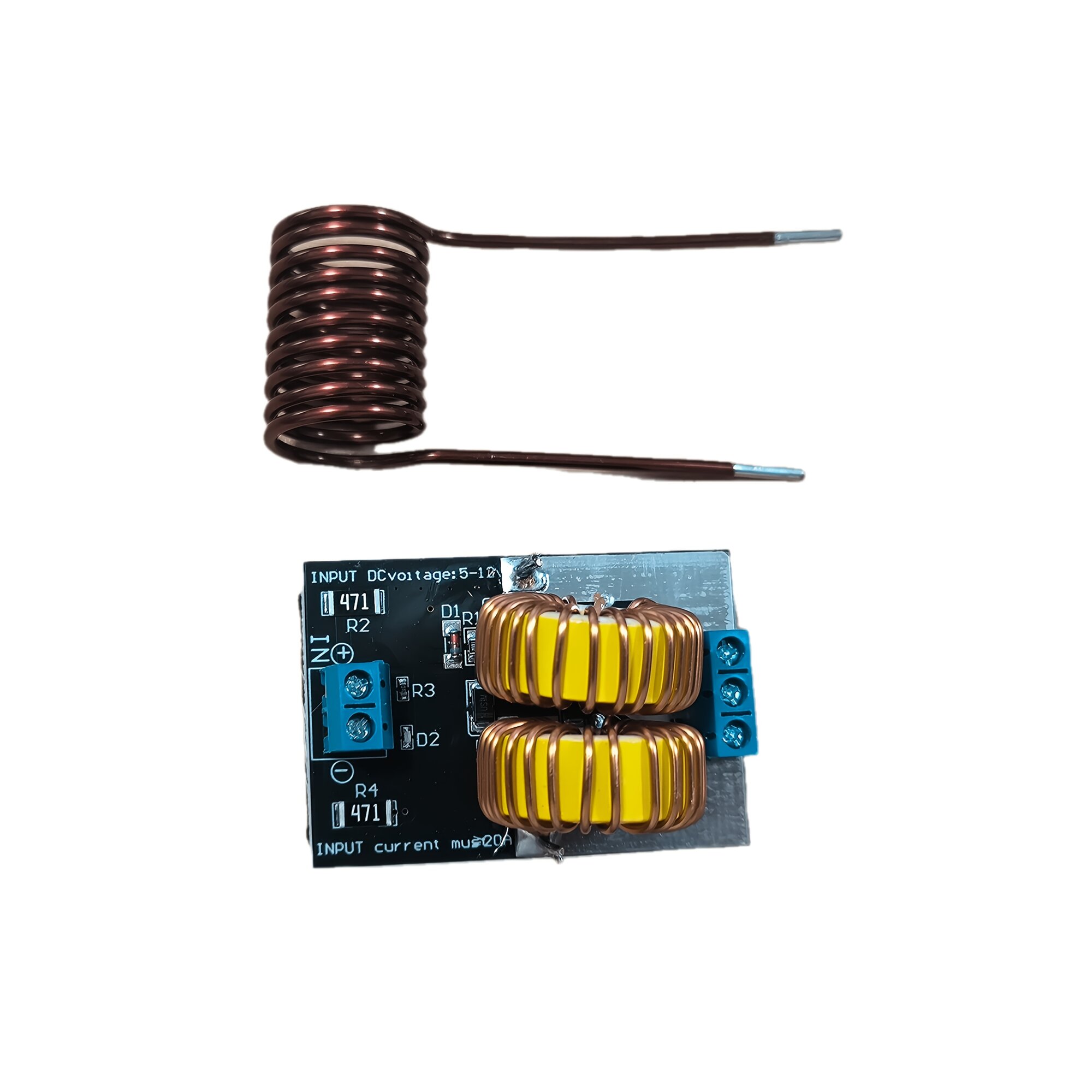 Индукционный нагреватель ZVS 120W, мини-машина, входное напряжение DC 5-12V, высокочастотный модуль питания