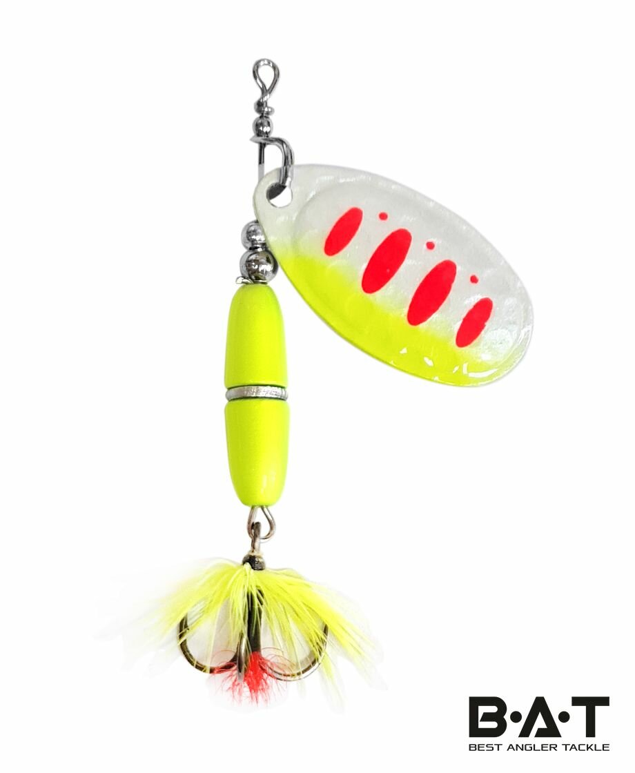 Блесна вращающаяся BAT Good Hope SLUG Size:2 (11.2 гр.) #114 вольфрам вольфрамовая блесна размер 2 11.2 грамма