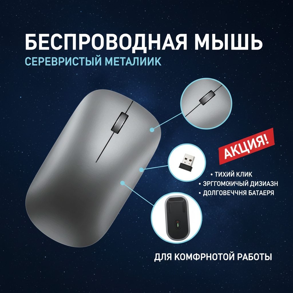 Huawei Bluetooth Mouse (2-е поколение) Youth Edition CD23SE, беспроводная мышь, мышь для настольного компьютера/ноутбука