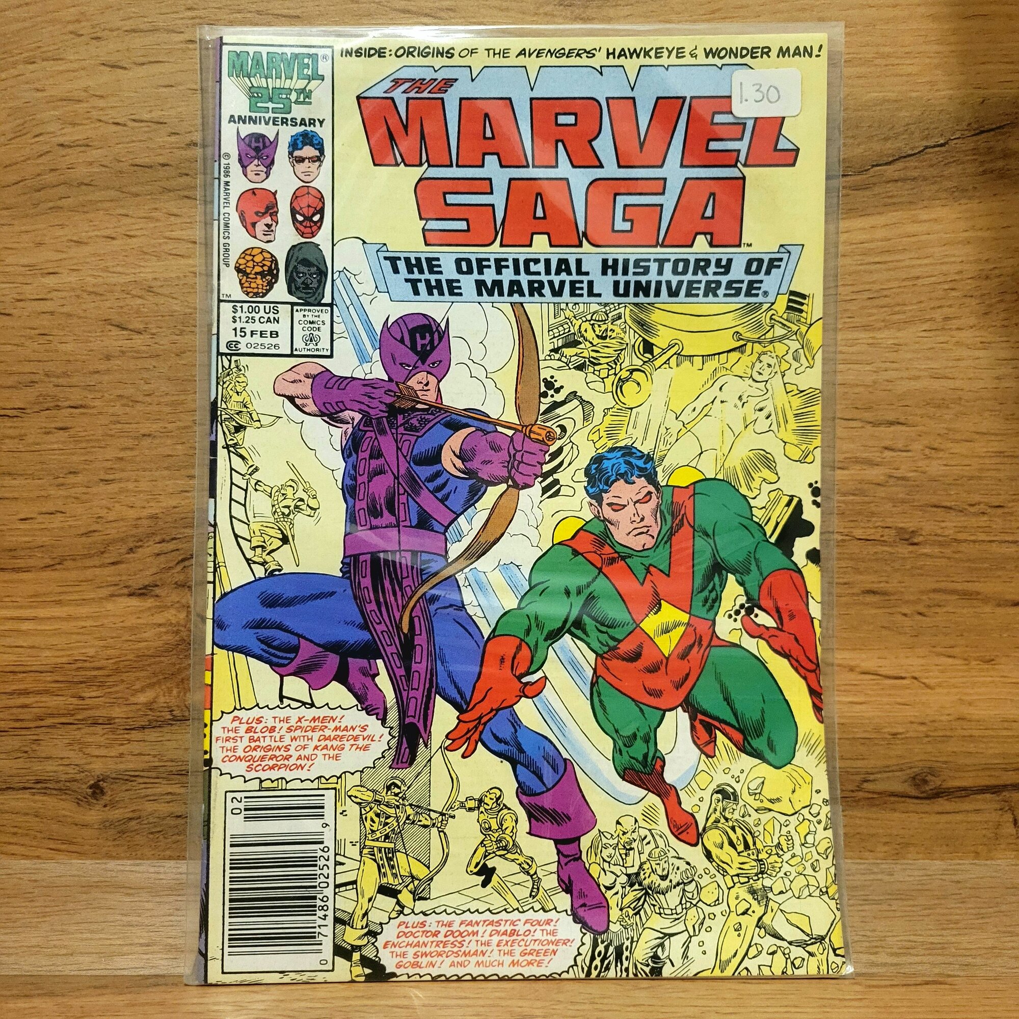 Ретро Комикс Marvel Saga #15. 1987 Год.