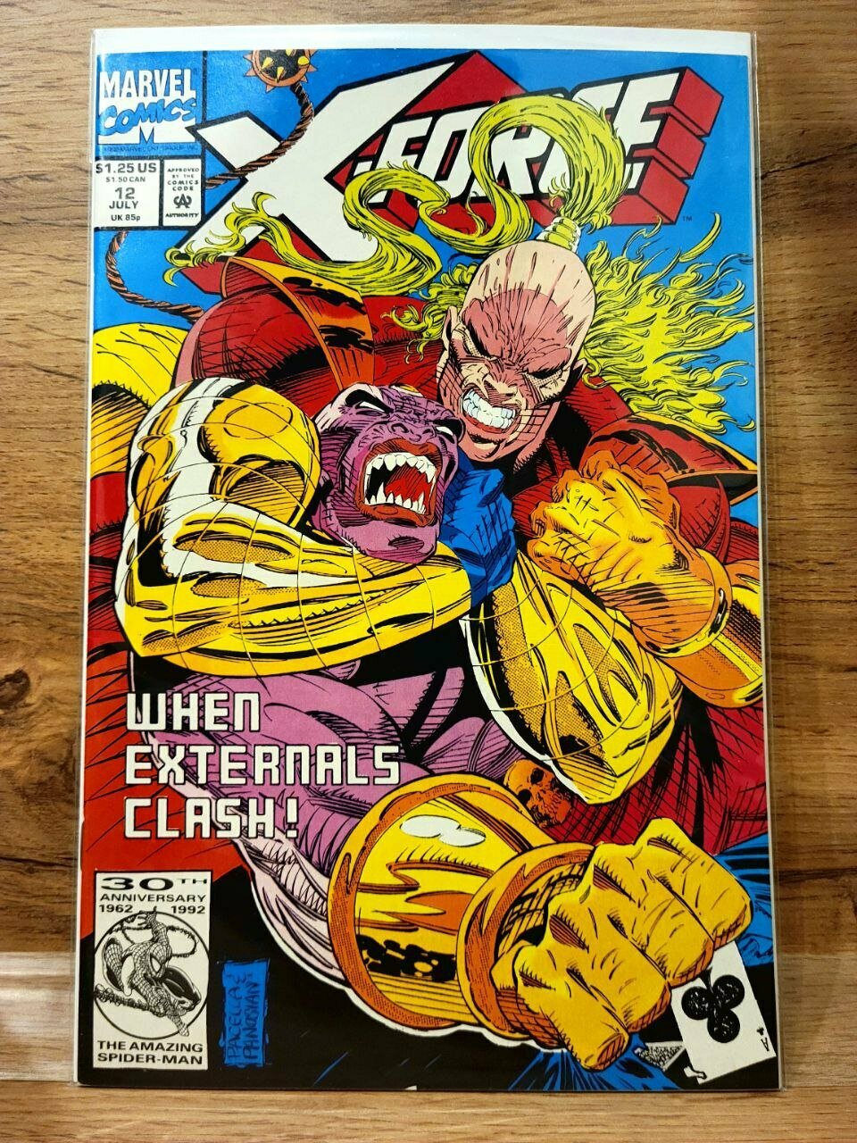 Ретро Комикс X force #12. 1992 Год. Оригинал!