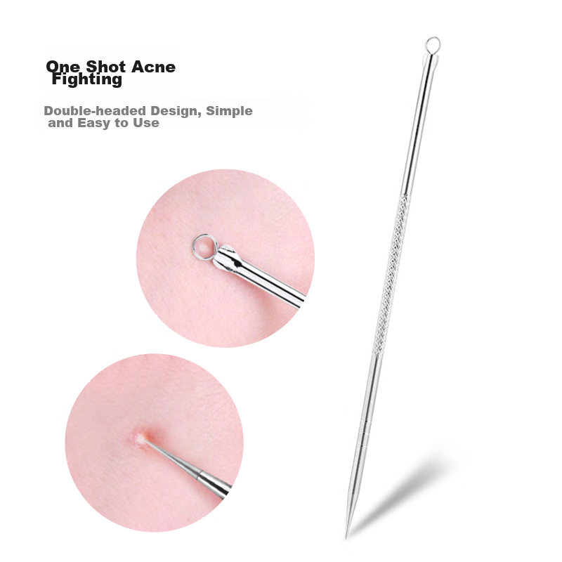UPLUS Stainless Steel Blackhead Extractor, Acne Needle, Comedone Remover, Blackhead Extractor, Pimple Remover