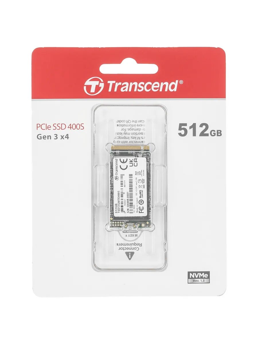 512 ГБ M.2 NVMe накопитель MTE400S TS512GMTE400S - PCIe 3.0
